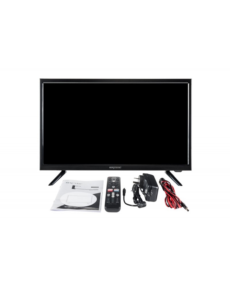 Majestic GTV2200DA 12V 24" Android TV, DVD, Chromecast, Apple TV